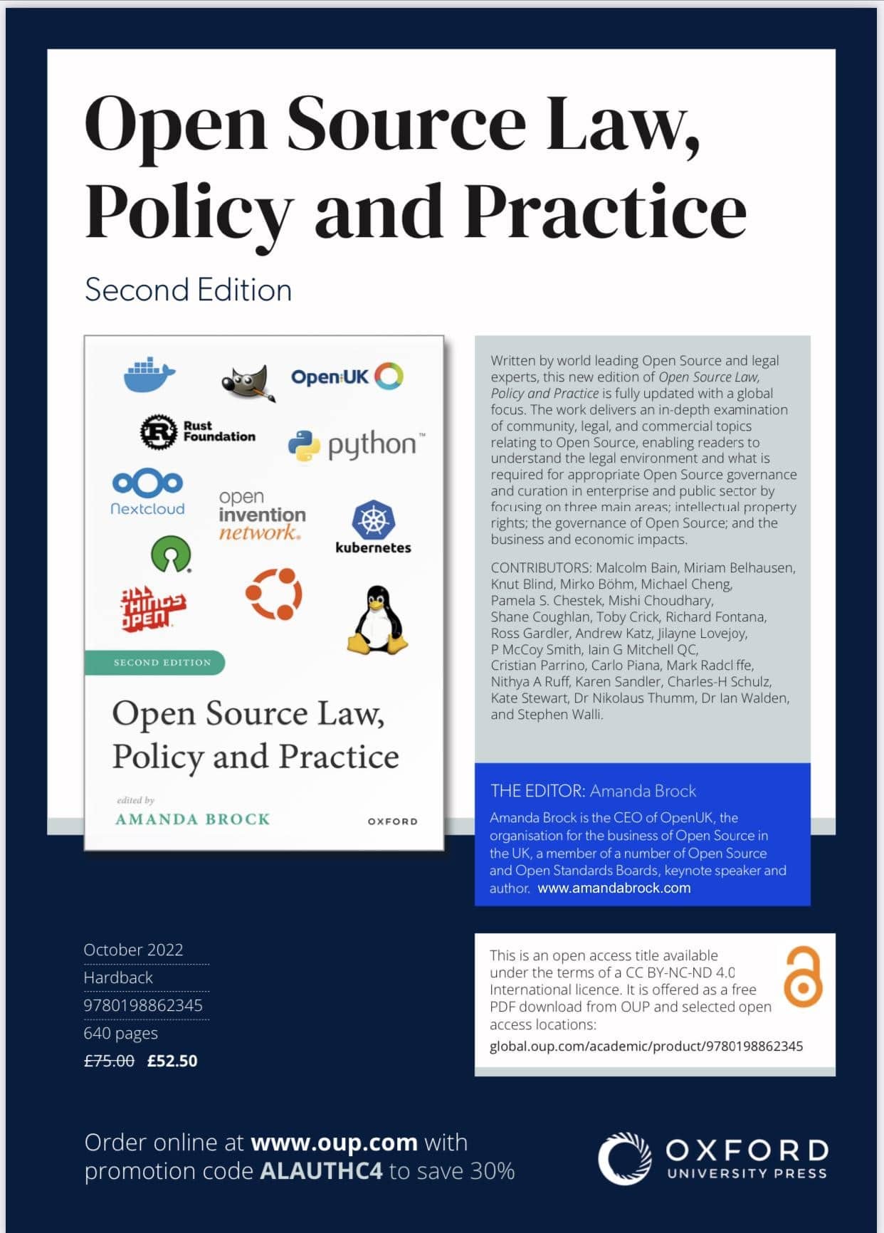 Toby Crick co-authors OpenUK's book on the legal issues of open ...